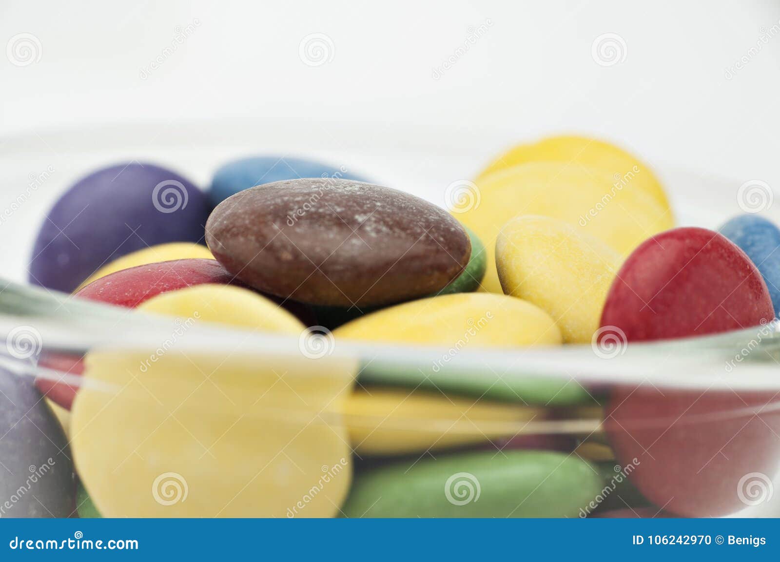 Chocolate Candies Different Colors Stock Photo - Image of confectionery ...
