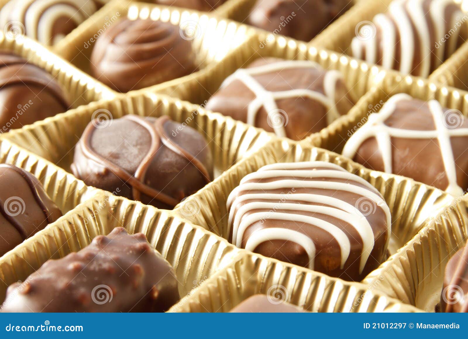 Chocolate candy box stock image. Image of dark, brown - 21012297