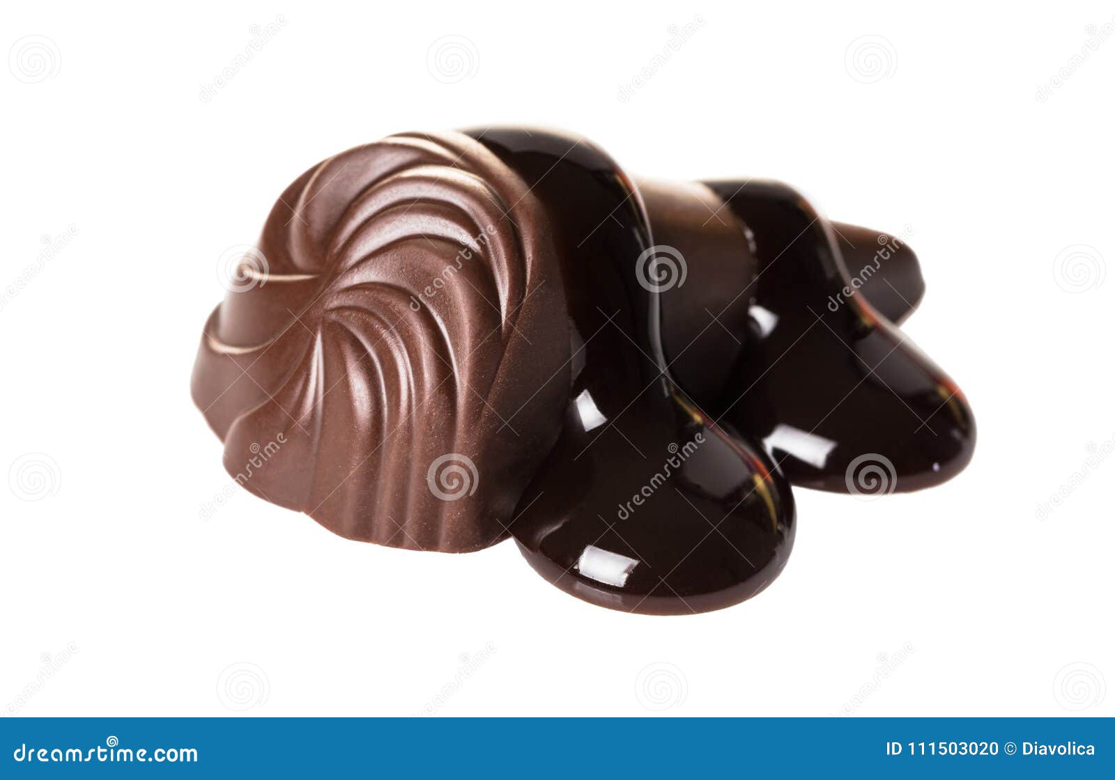 Chocolate candy close-up stock photo. Image of brown - 111503020