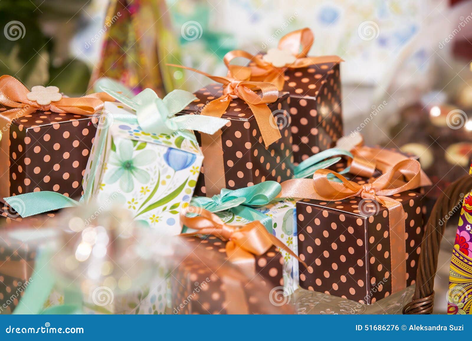 Chocolate Candy in Colorful Boxes Stock Photo - Image of colorful ...