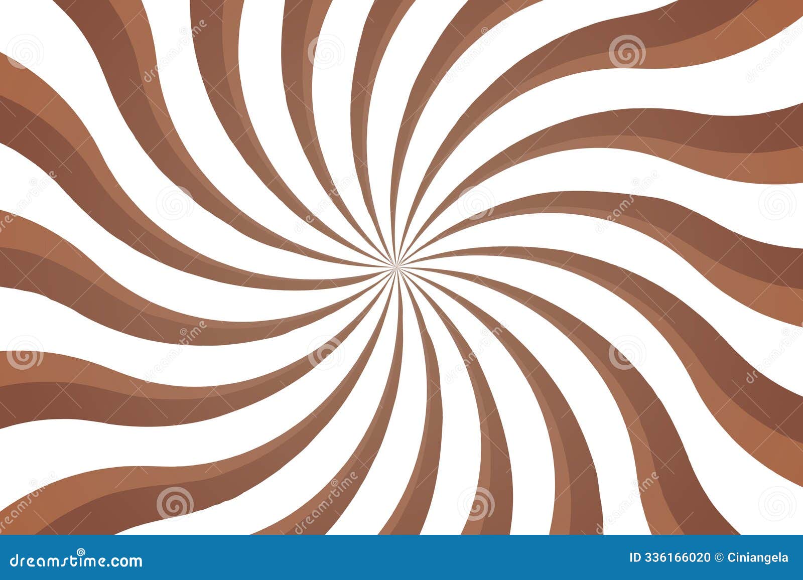 Chocolate Candy Cream Swirl Brown White Twisted Spiral Background Stock ...