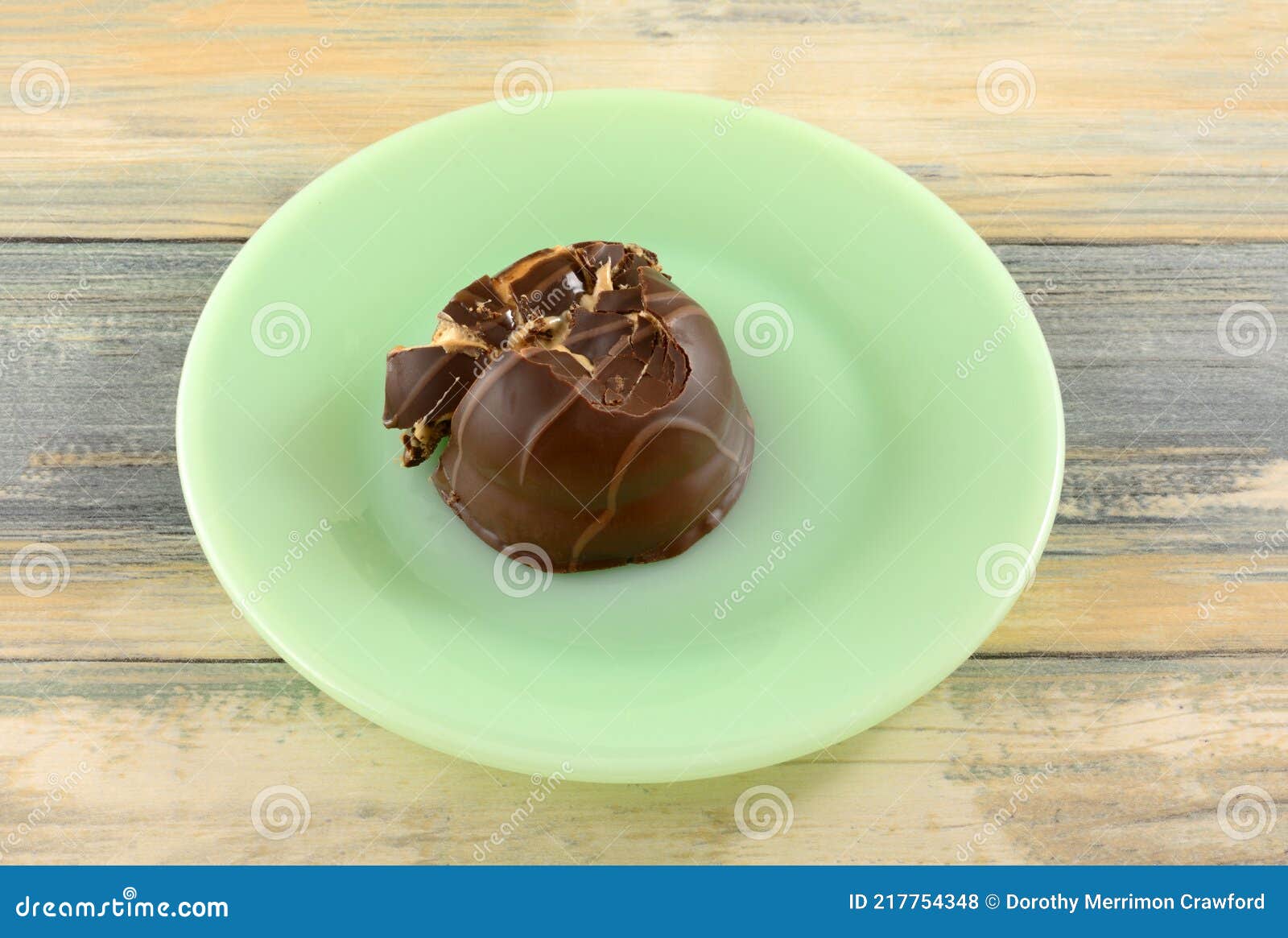 Chocolate Candy Damaged by Poor Packaging or Shipping Stock Photo ...
