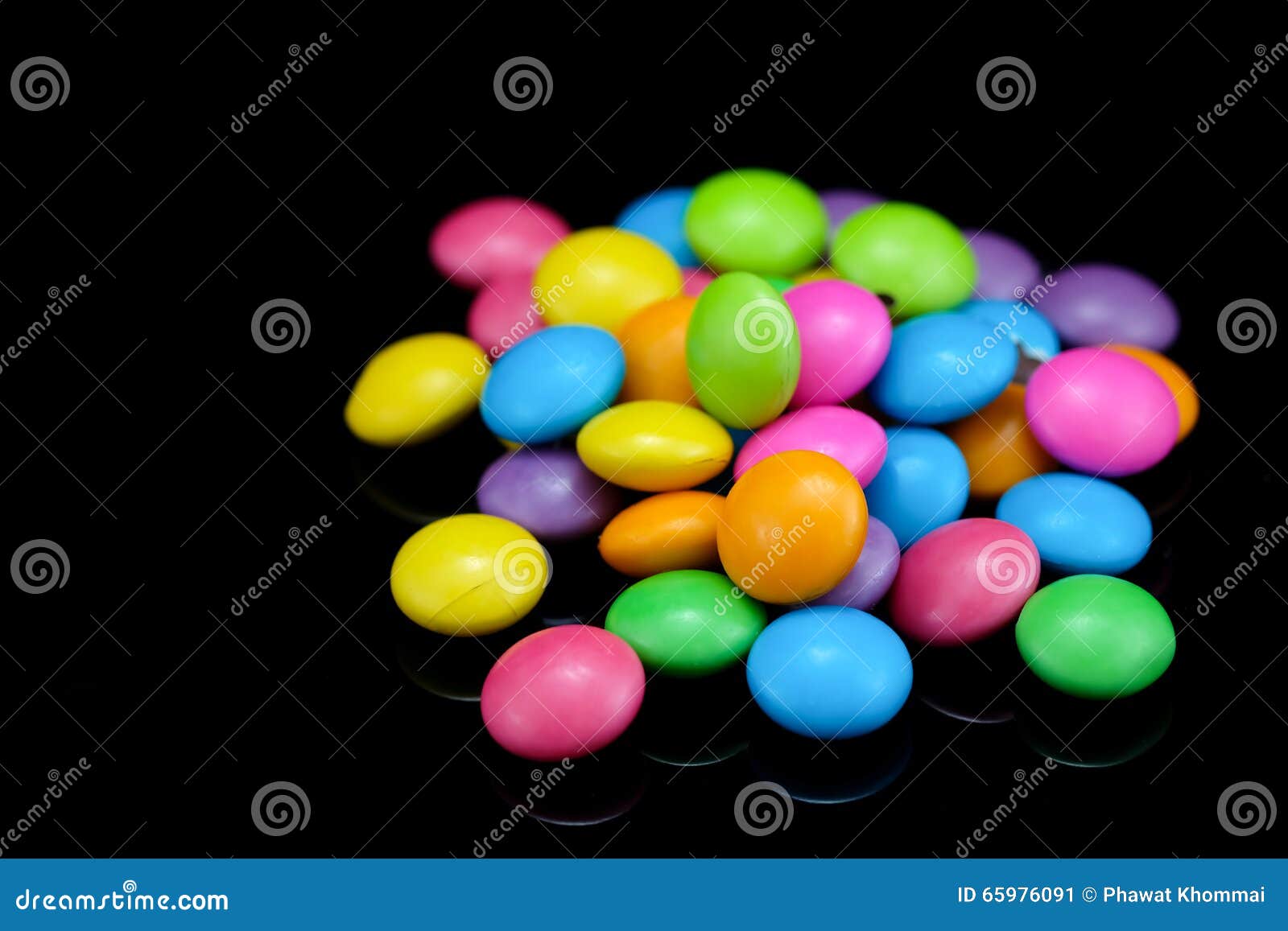 Chocolate Candy in Many Colors Stock Image - Image of coated, colorful ...
