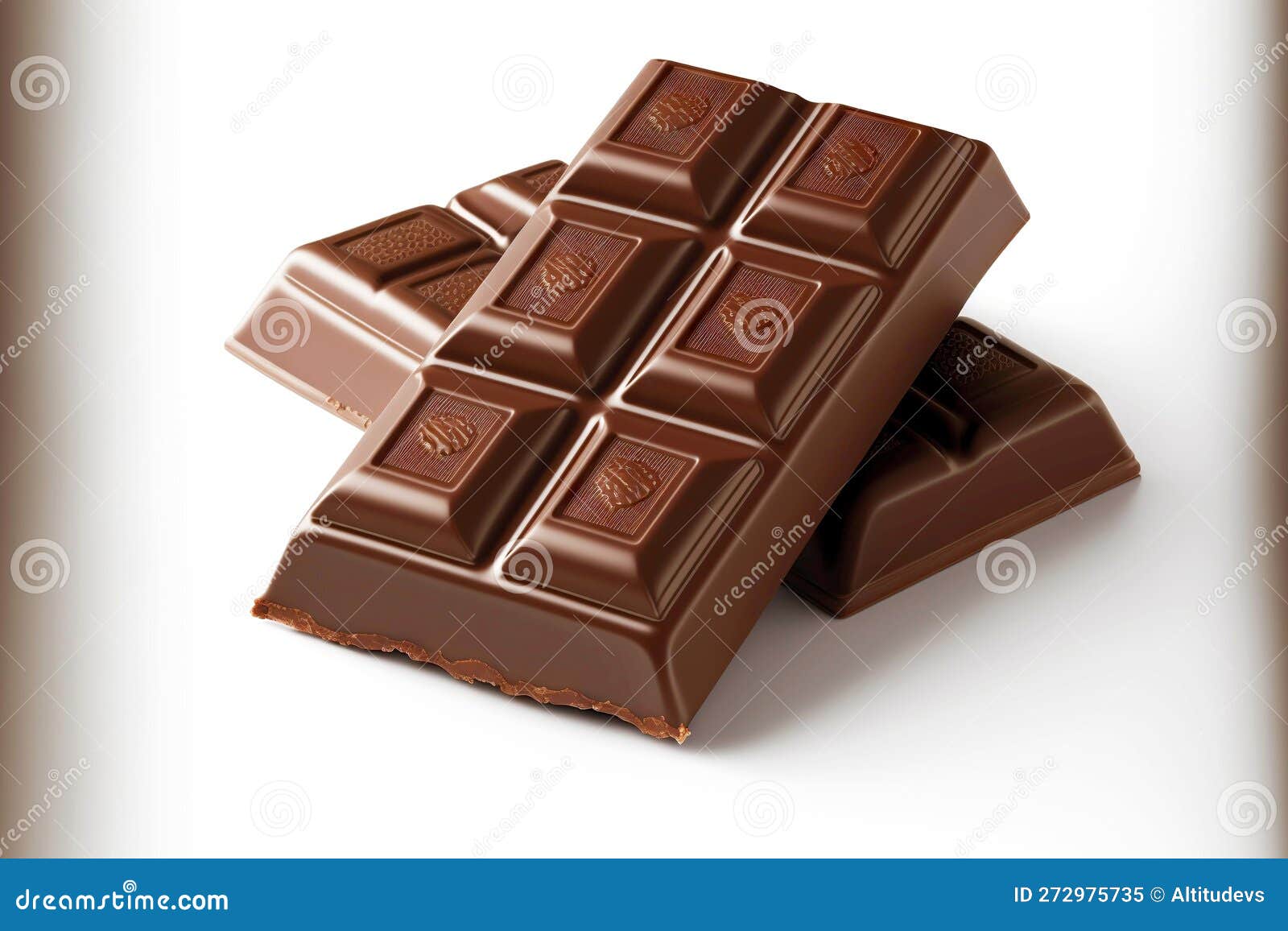 Chocolate candy piece stock illustration. Illustration of black - 272975735