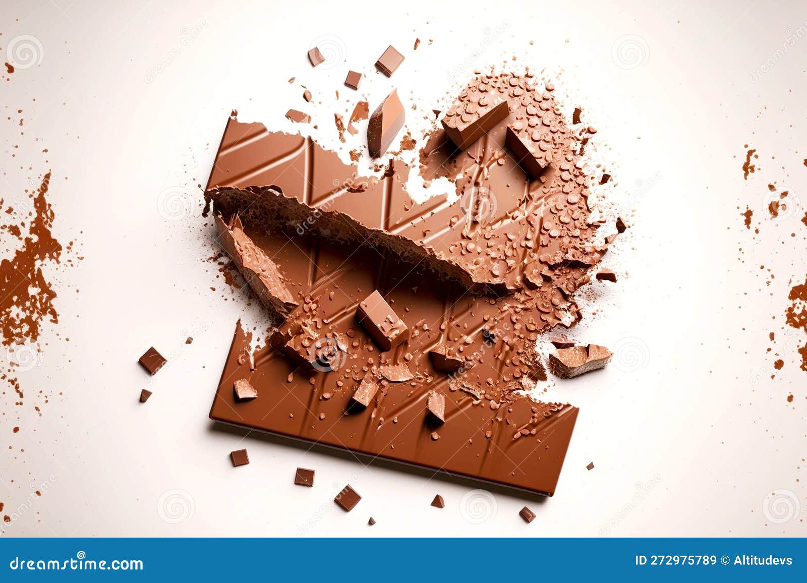 Chocolate candy piece stock illustration. Illustration of diet - 272975789