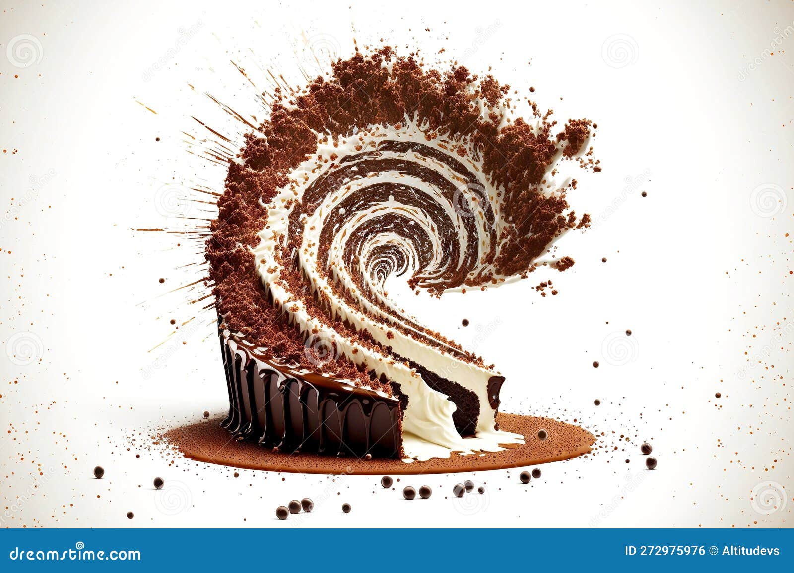 Chocolate candy piece stock illustration. Illustration of chunk - 272975976