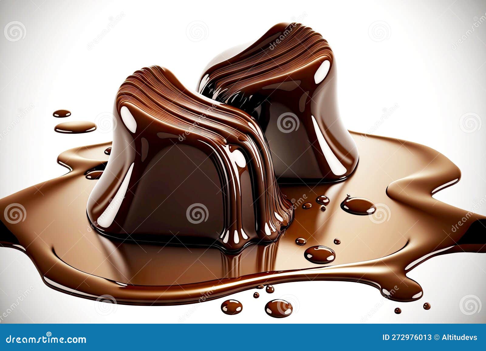 Chocolate candy piece stock illustration. Illustration of black - 272976013