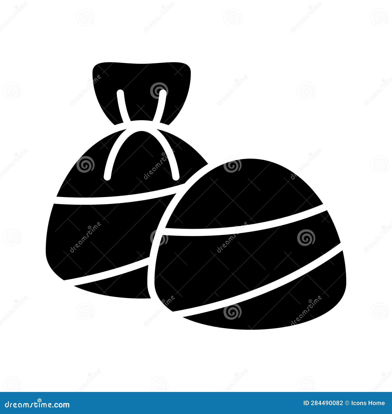 Chocolate Candy Vector Design in Modern Style, Isolated on White ...