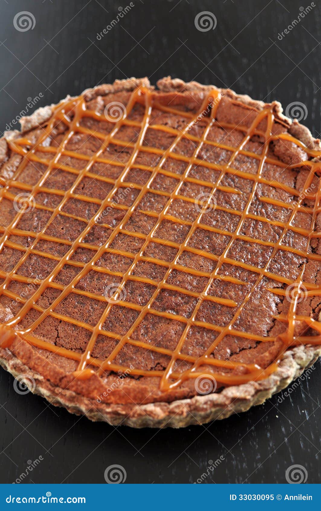 Chocolate Caramel Tarte stock image. Image of cooking - 33030095