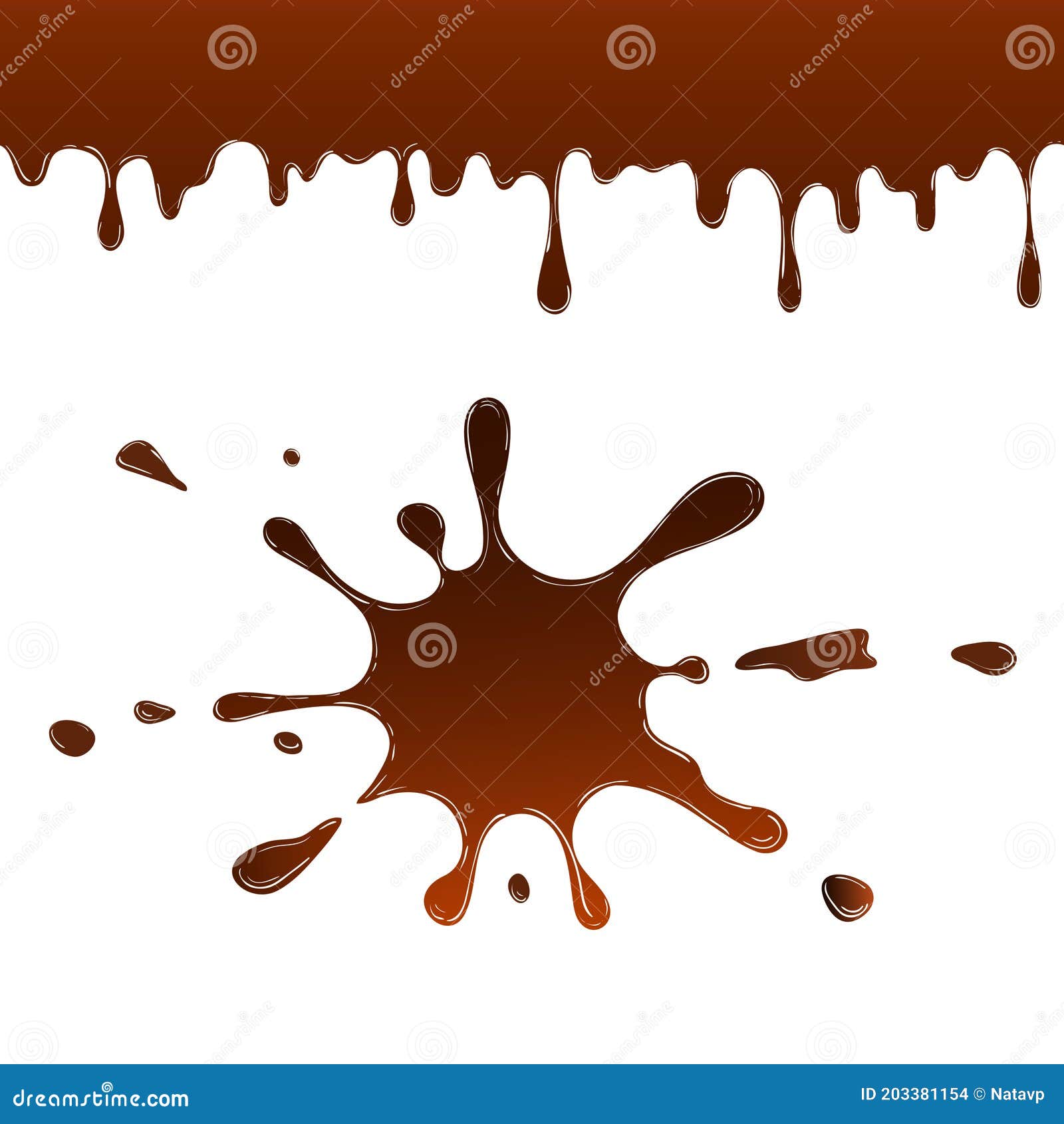 Cartoon Drops. Water Teardrop, Aqua Splashing To Sides. Liquid Drips ...