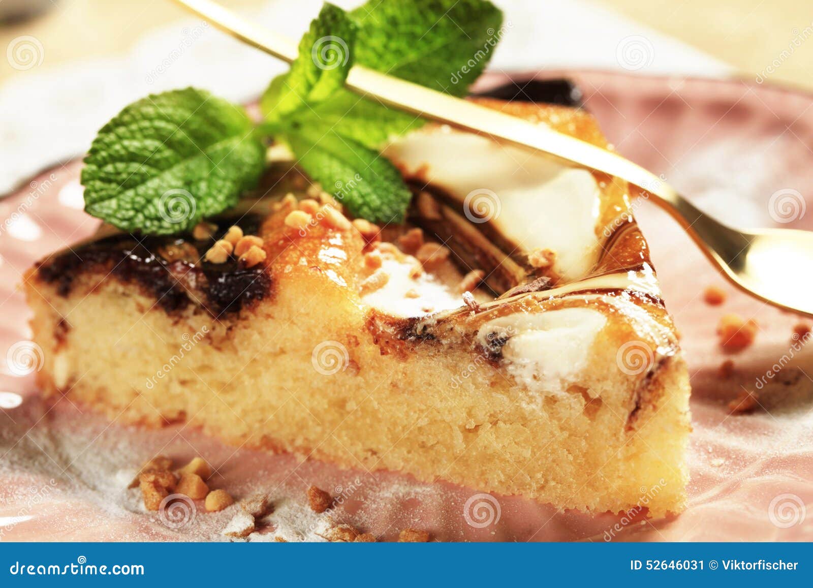 Chocolate Cheese Sponge Cake Stock Image - Image of cheese, closeup ...