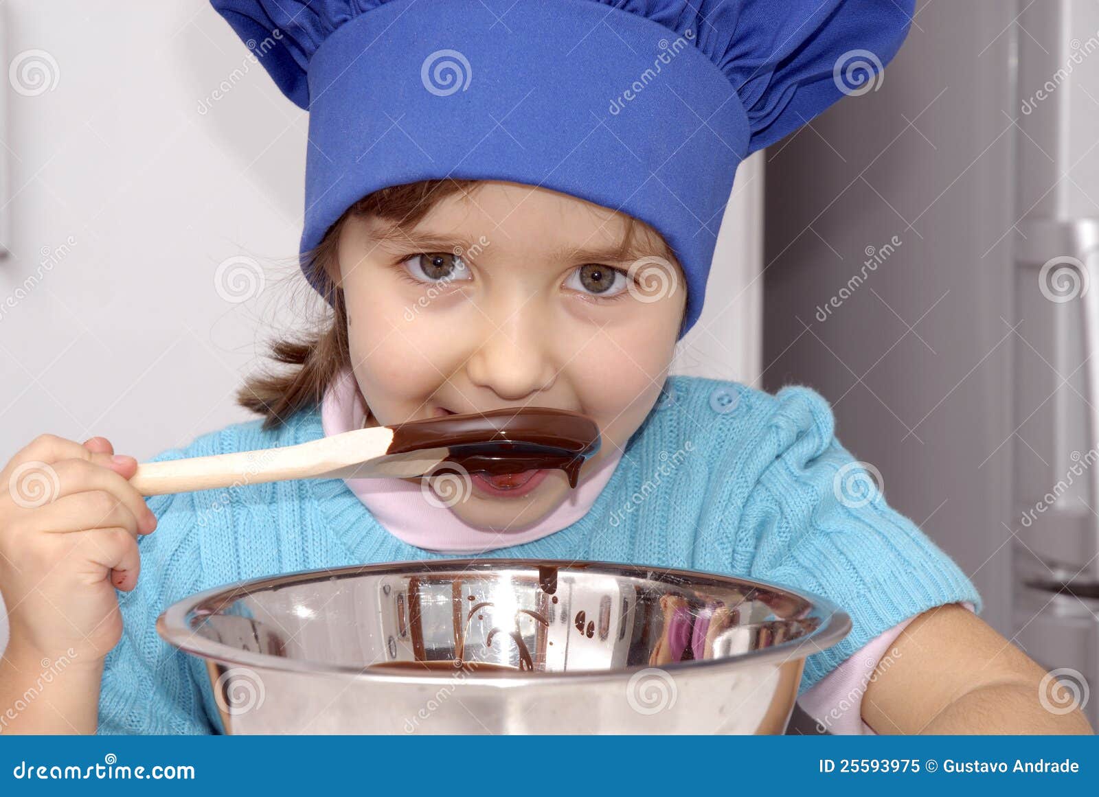Chocolate Chef kid. stock image. Image of happy, chefs - 25593975