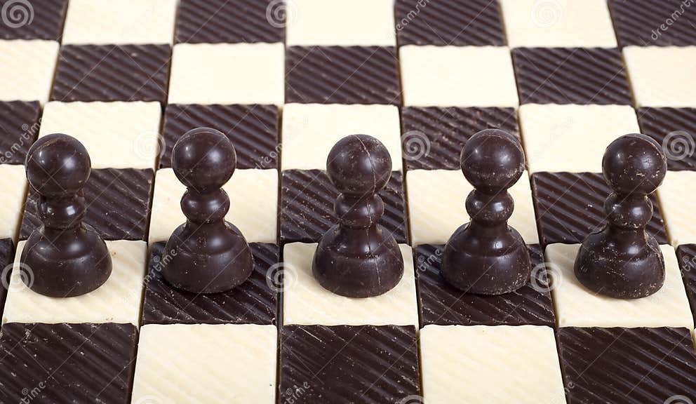 Chocolate chess stock image. Image of perspective, candy - 22675319