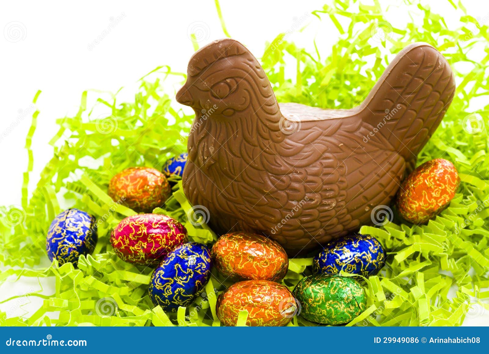Chocolate chicken stock photo. Image of sweets, easter - 29949086