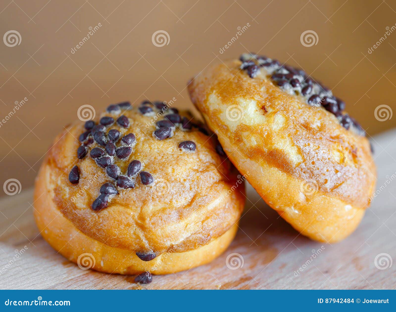 Chocolate chip buns stock photo. Image of healthy, chip - 87942484