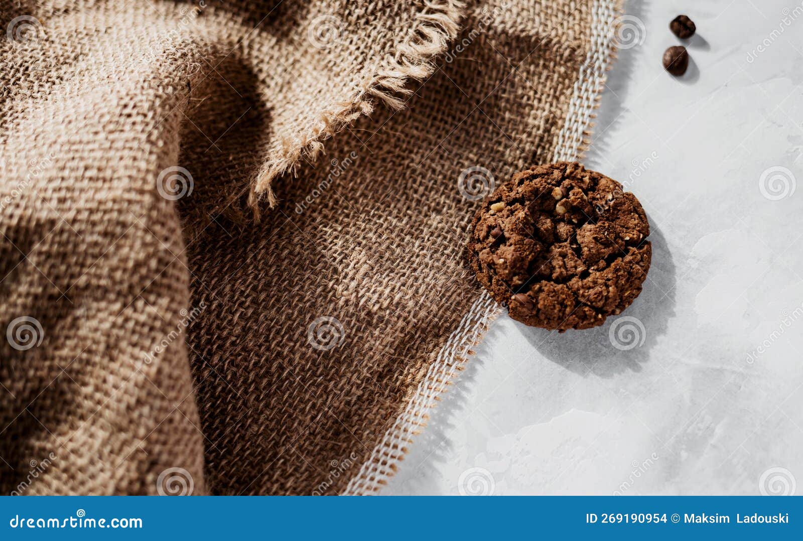 Chocolate chip cookie stock photo. Image of tasty, candy - 269190954