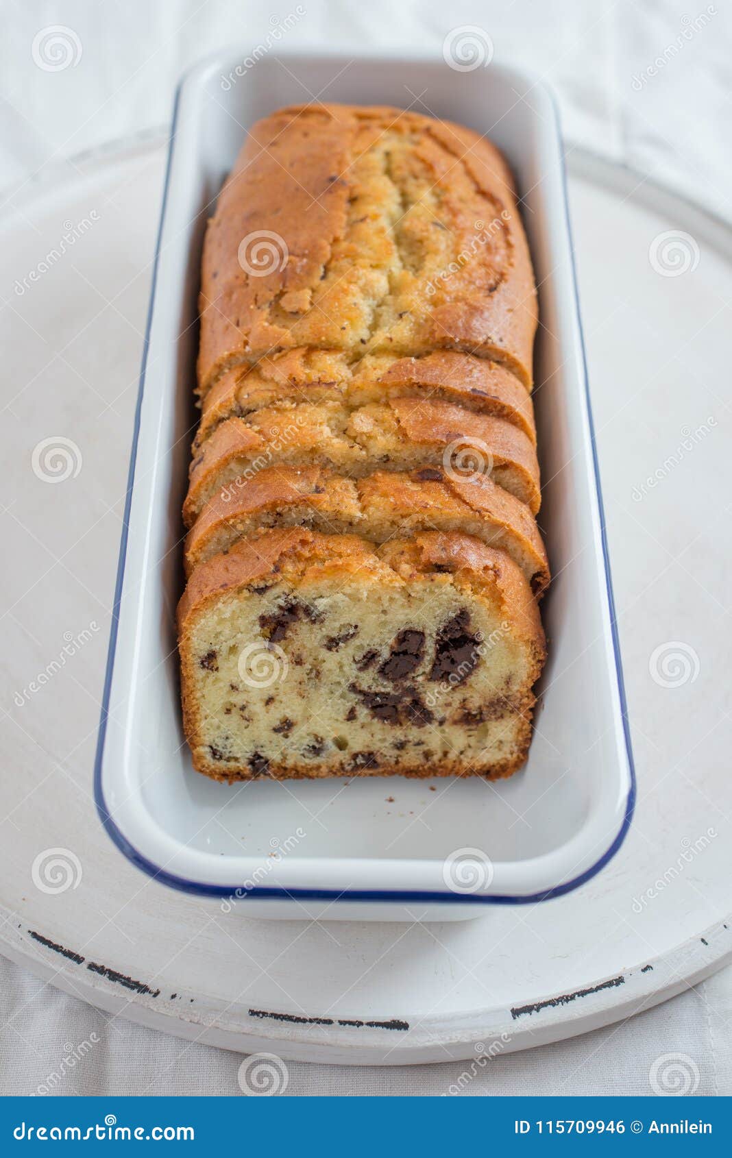 Chocolate chip sponge cake stock photo. Image of cocoa - 115709946