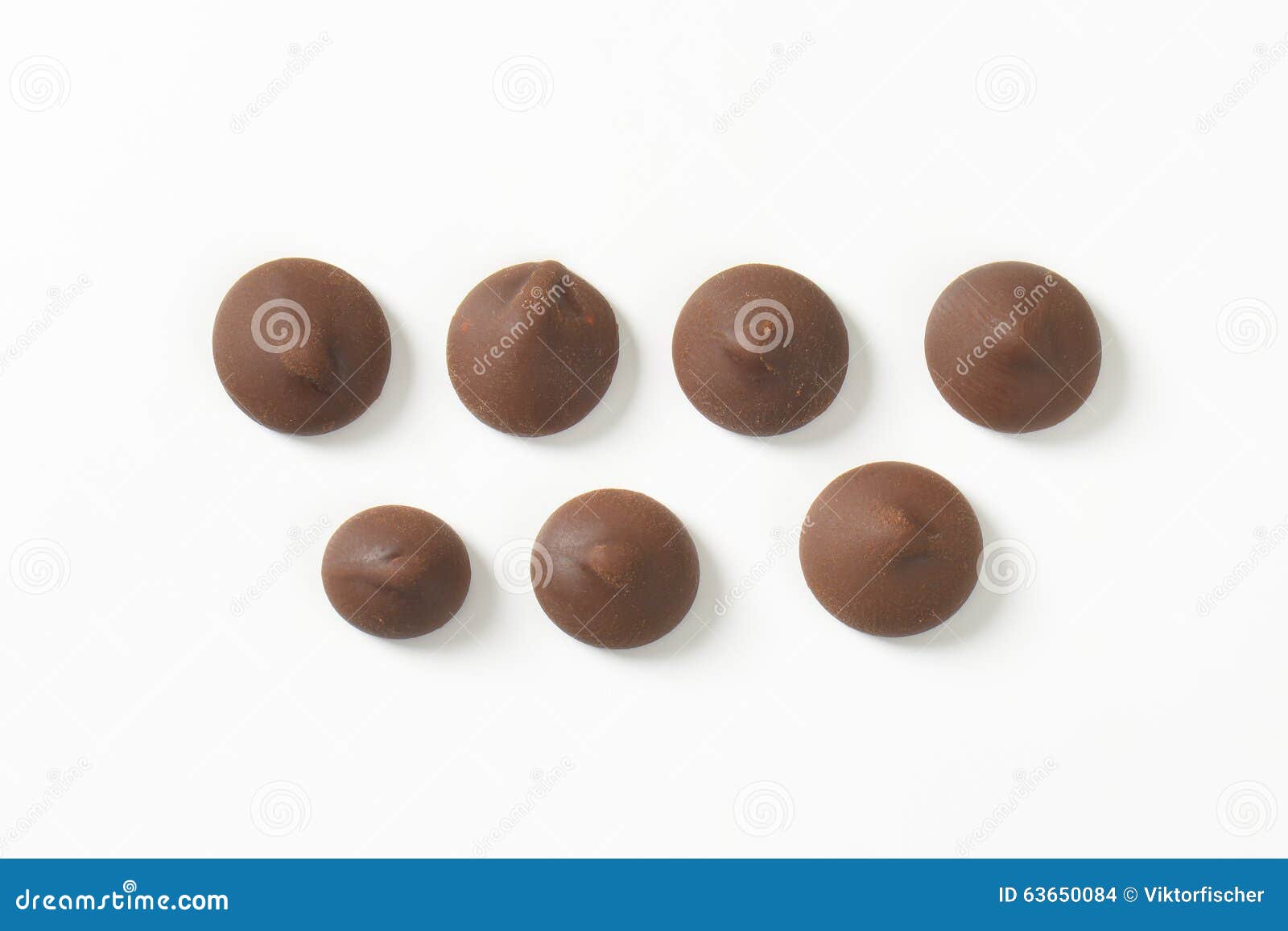 Chocolate chips stock photo. Image of chunks, pieces - 63650084