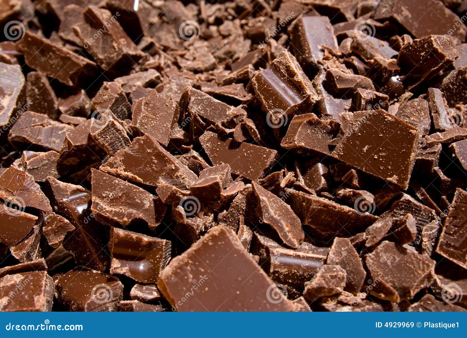Chocolate chunks (1) stock image. Image of sweetness, chop - 4929969