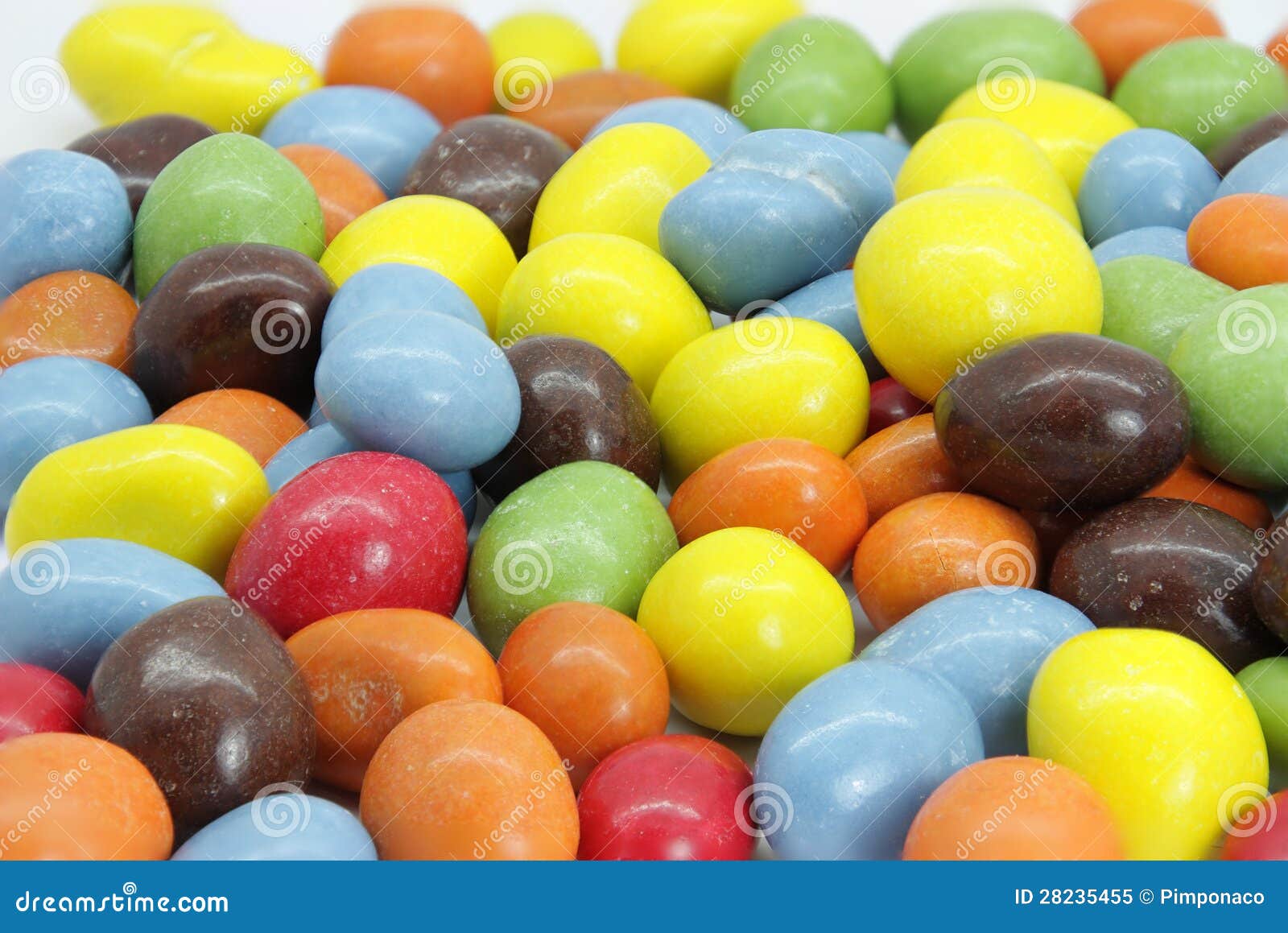 Chocolate coated peanuts stock image. Image of food, dessert - 28235455