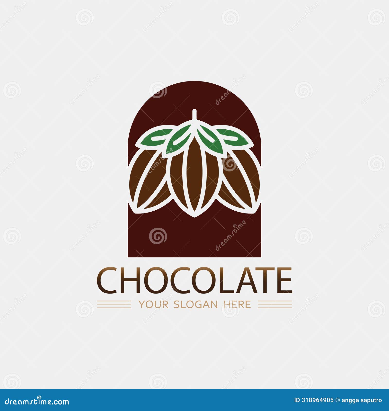 Chocolate and Cocoa Logo Icon Vector Design Illustration Stock ...
