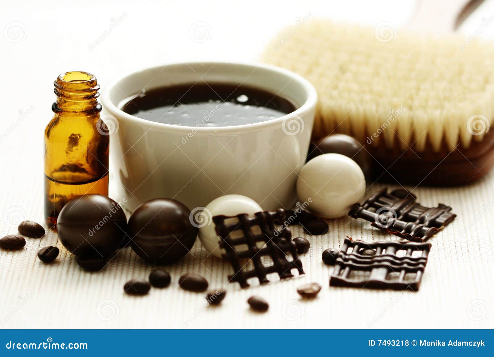 Chocolate and coffee bath stock photo. Image of like, relax - 7493218