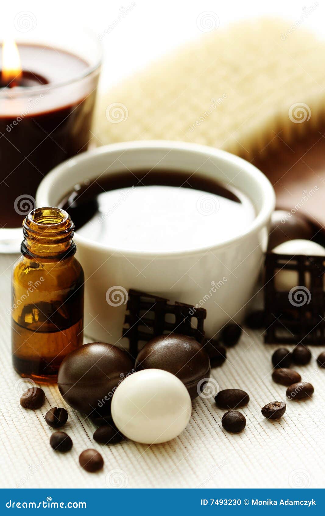 Chocolate and coffee bath stock photo. Image of vitality - 7493230