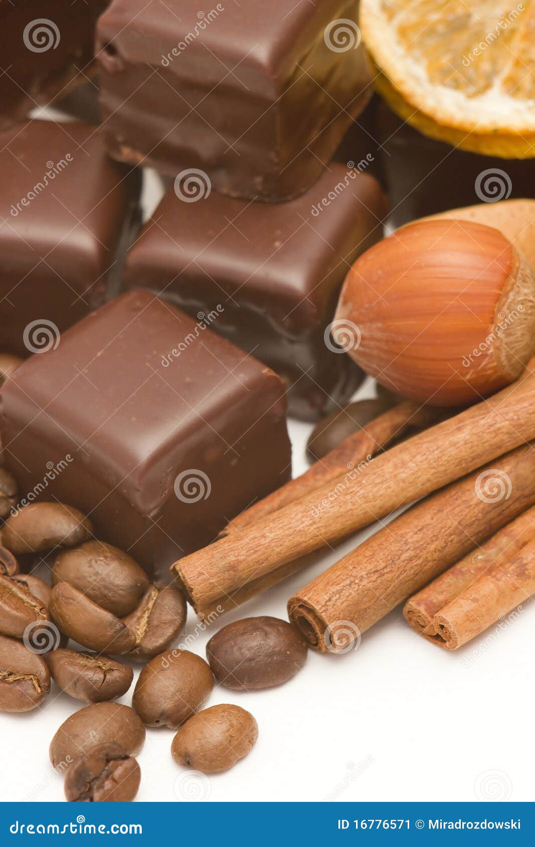 Chocolate, Coffee, Cinnamon, Nuts Stock Image - Image of indulgence ...