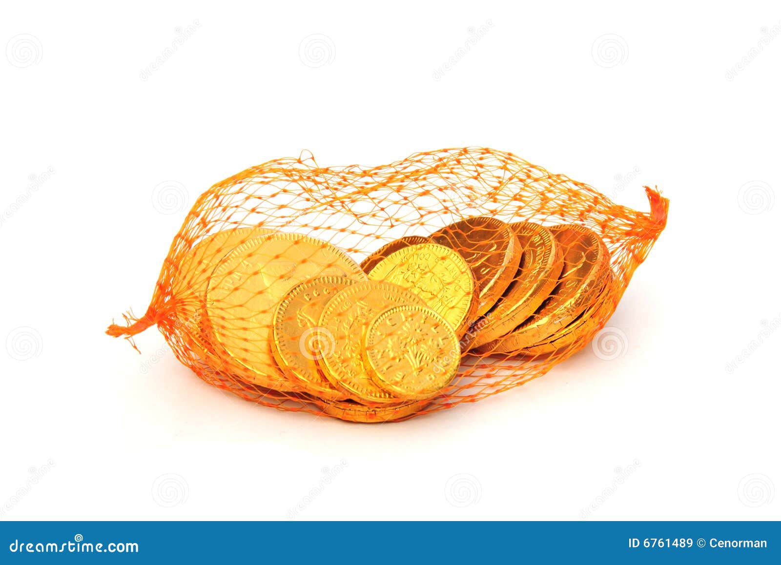Chocolate coins stock image. Image of gold, sweet, confectionery - 6761489