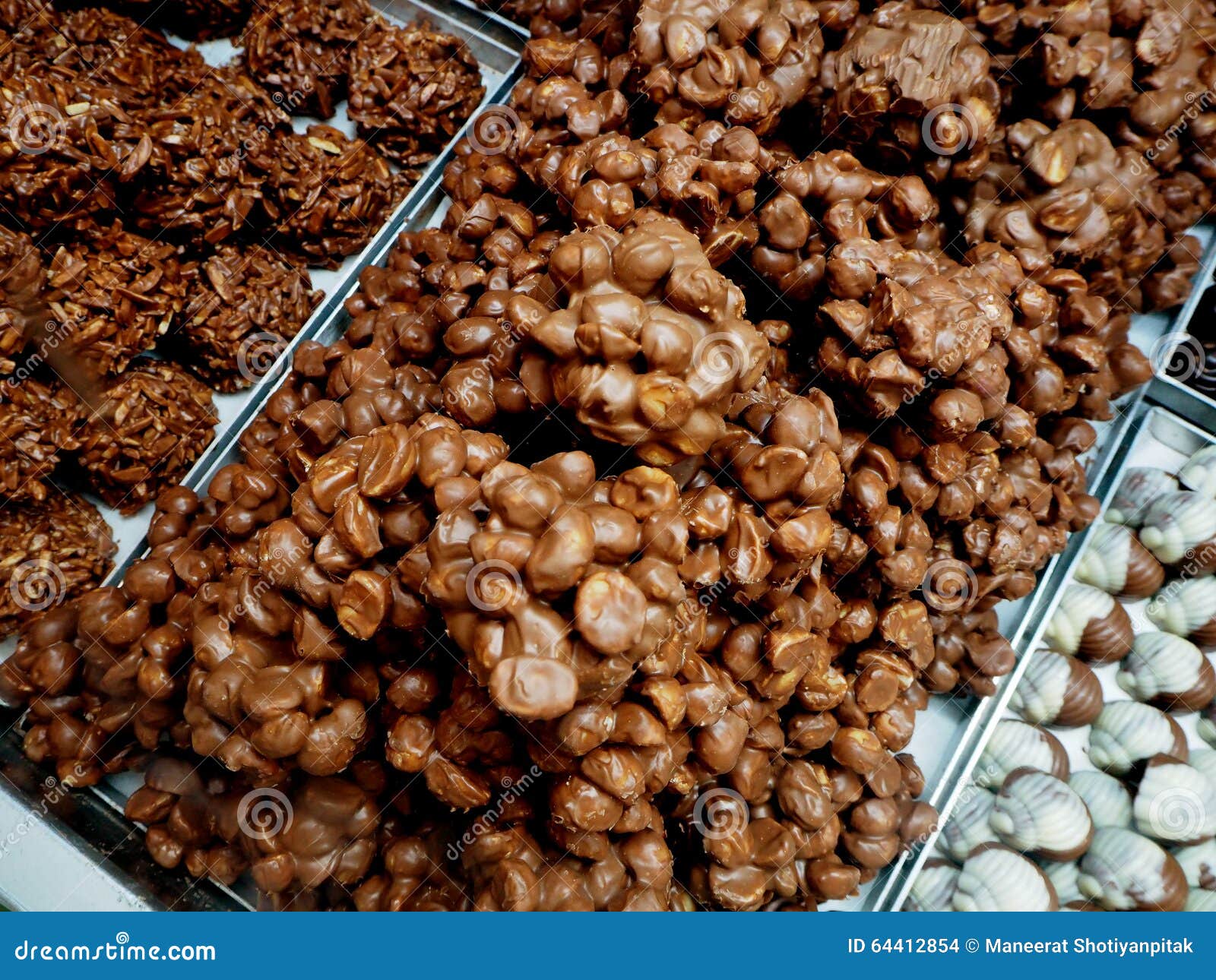 Chocolate collage stock photo. Image of milky, closeup - 64412854