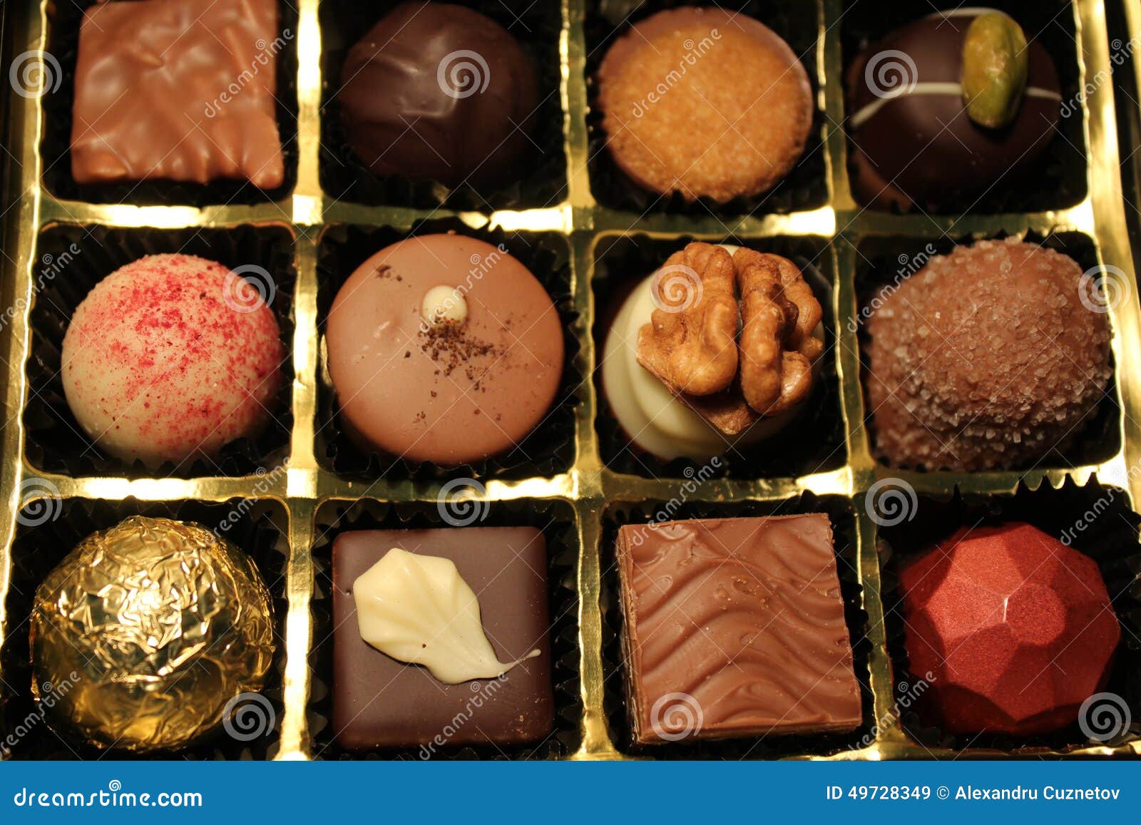 Chocolate collection stock image. Image of collection - 49728349