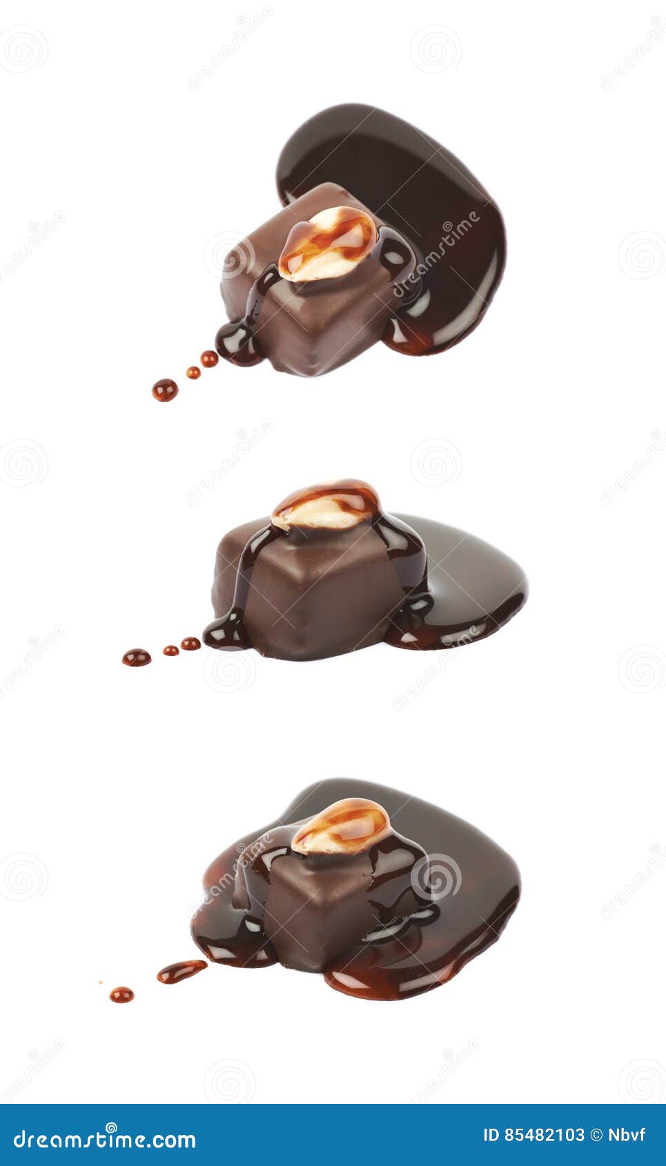 Chocolate Confection Candy Isolated Stock Image - Image of closeup ...