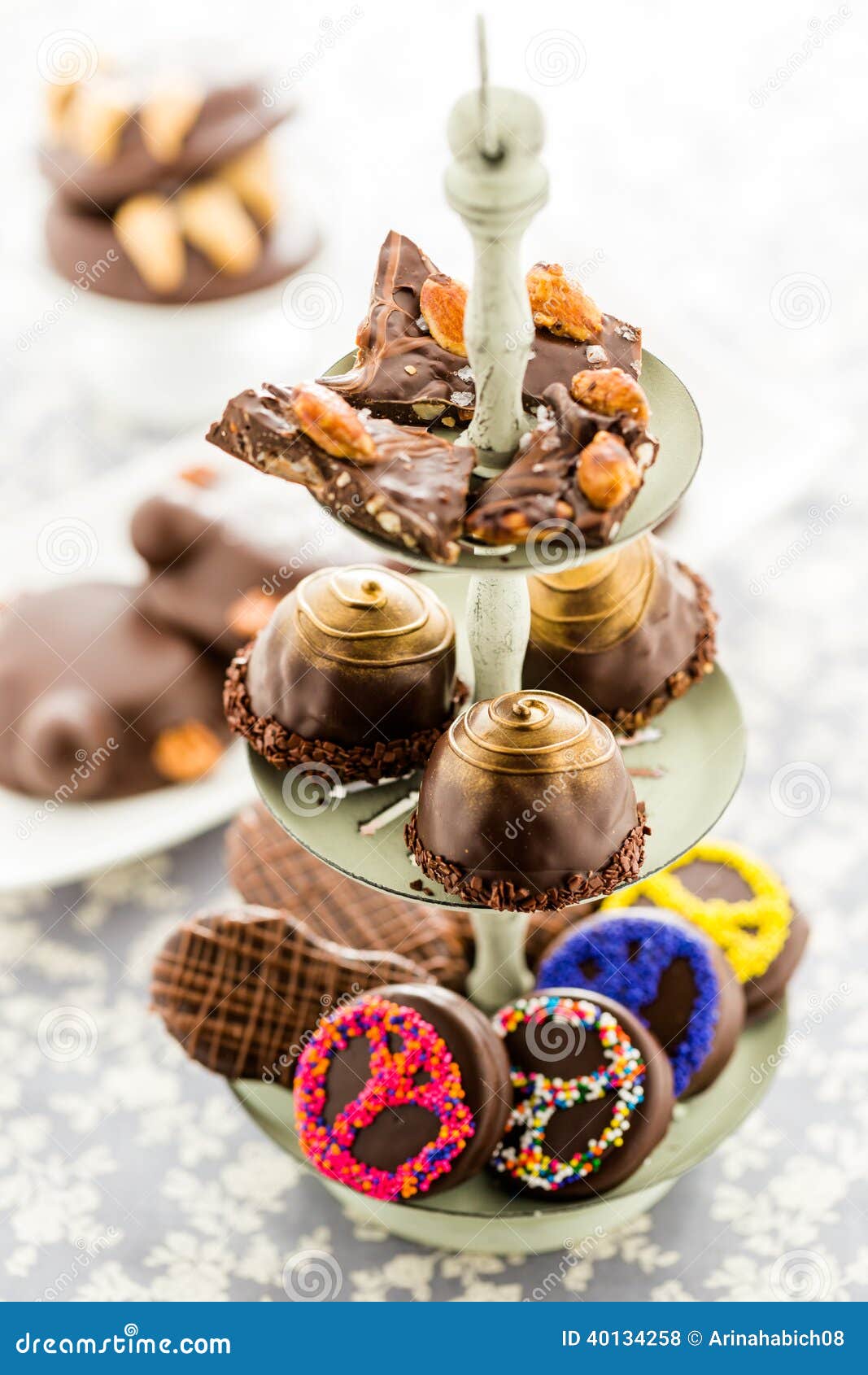 Chocolate Confectionery stock photo. Image of pastrie - 40134258