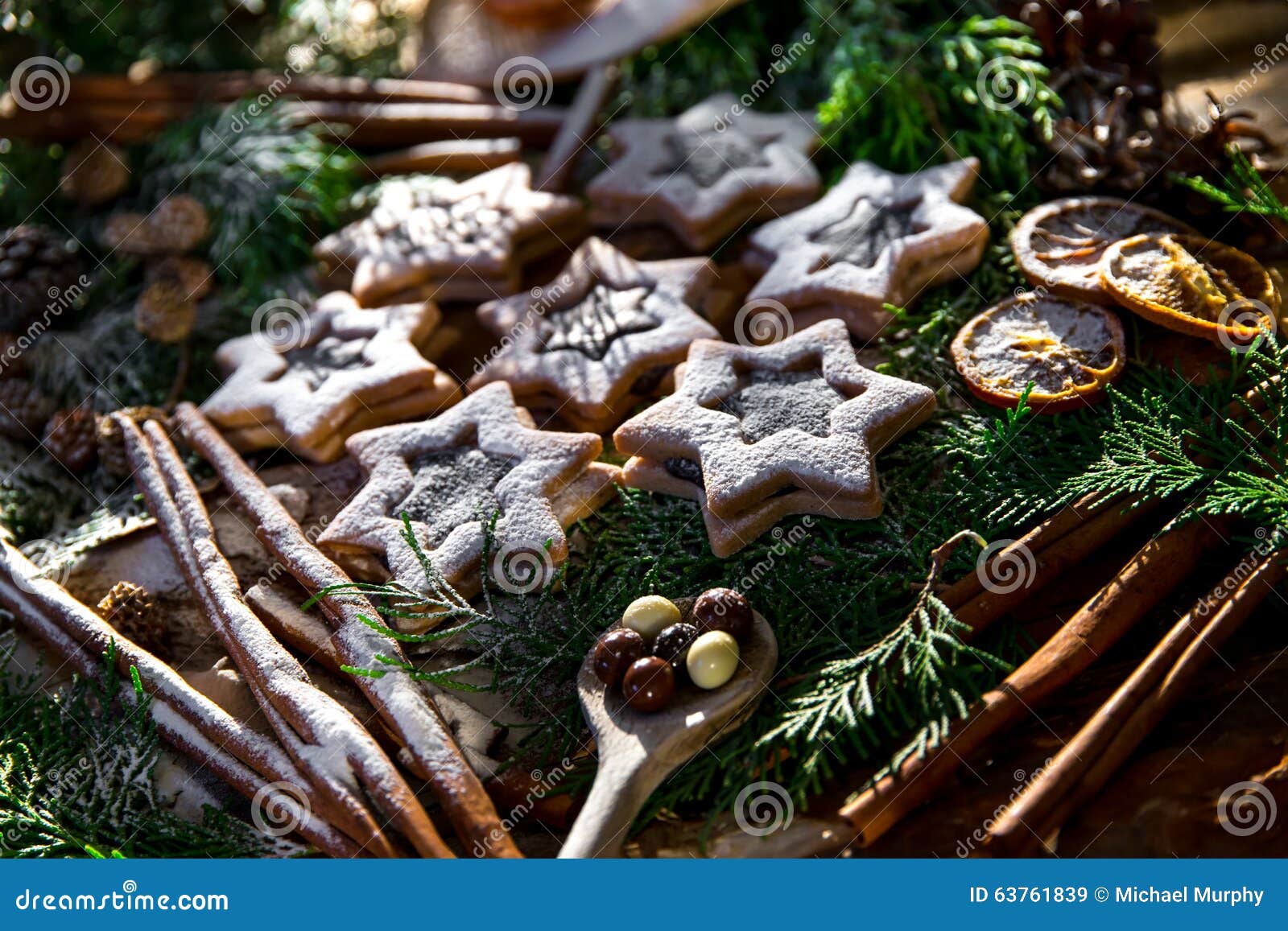 Chocolate and Cookies Christmas Stock Image - Image of christmas, green ...