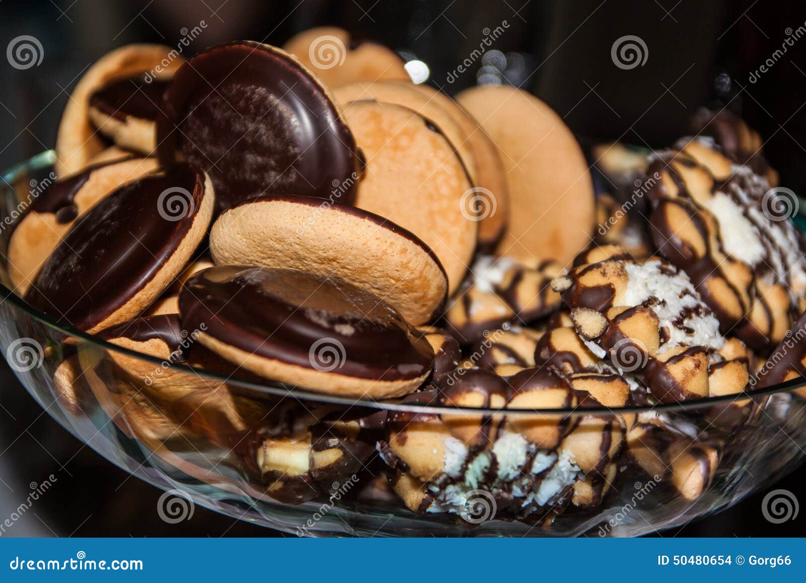 Chocolate cookies stock photo. Image of cookies, fresh - 50480654