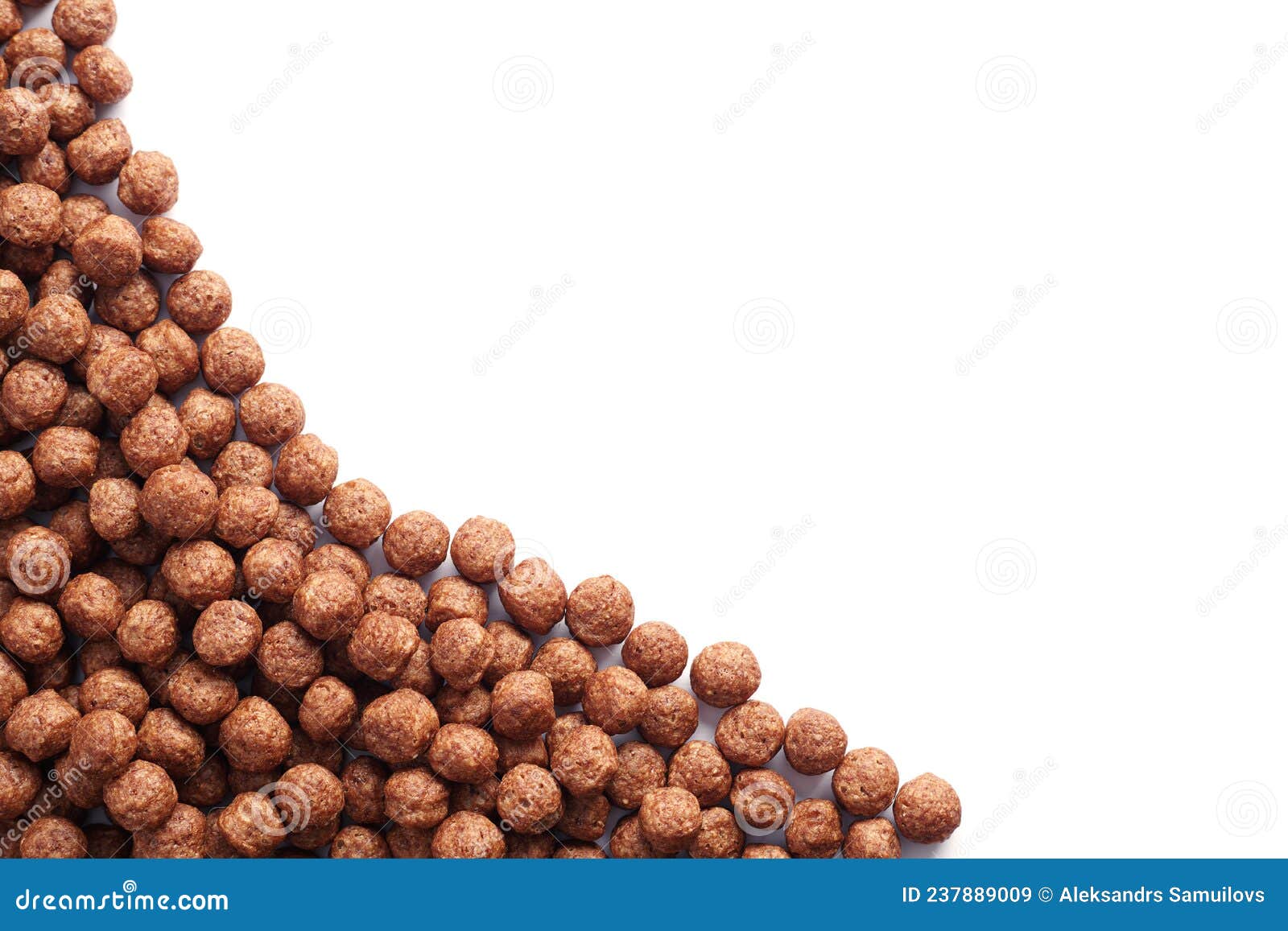 Chocolate corn balls stock image. Image of snack, grain - 237889009