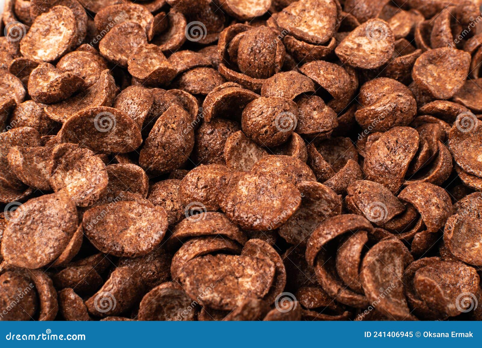 Chocolate Corn Flakes for Breakfast Stock Image - Image of pattern ...