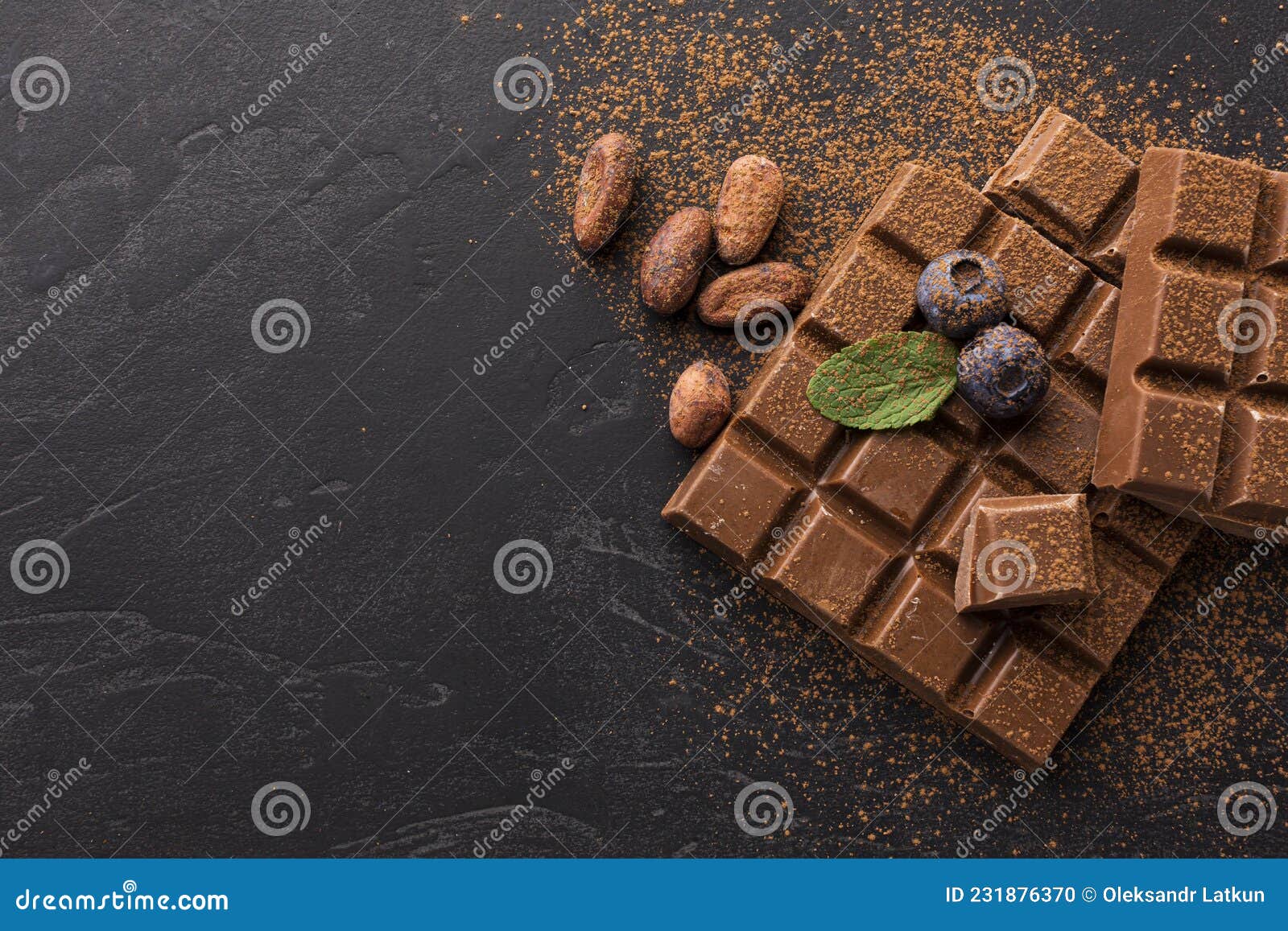Chocolate Covered Cocoa Powder. High Quality Photo Stock Photo - Image ...