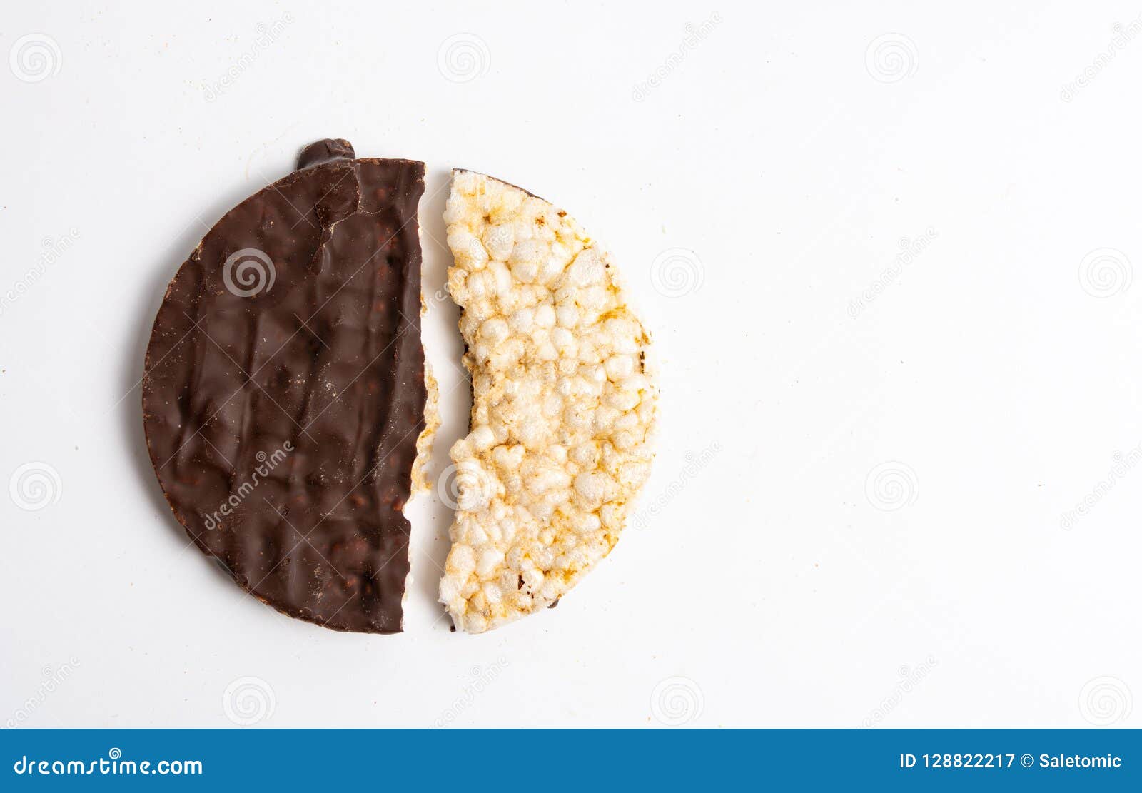 Chocolate Covered Corn Plates Snack Stock Image - Image of dieting ...