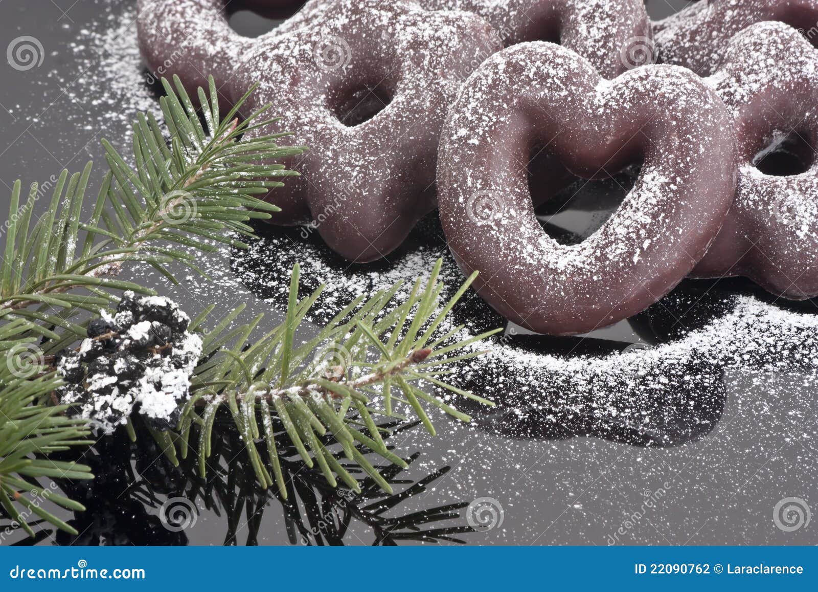 Chocolate Covered Gingerbread Stock Photo - Image of decorated, festive ...