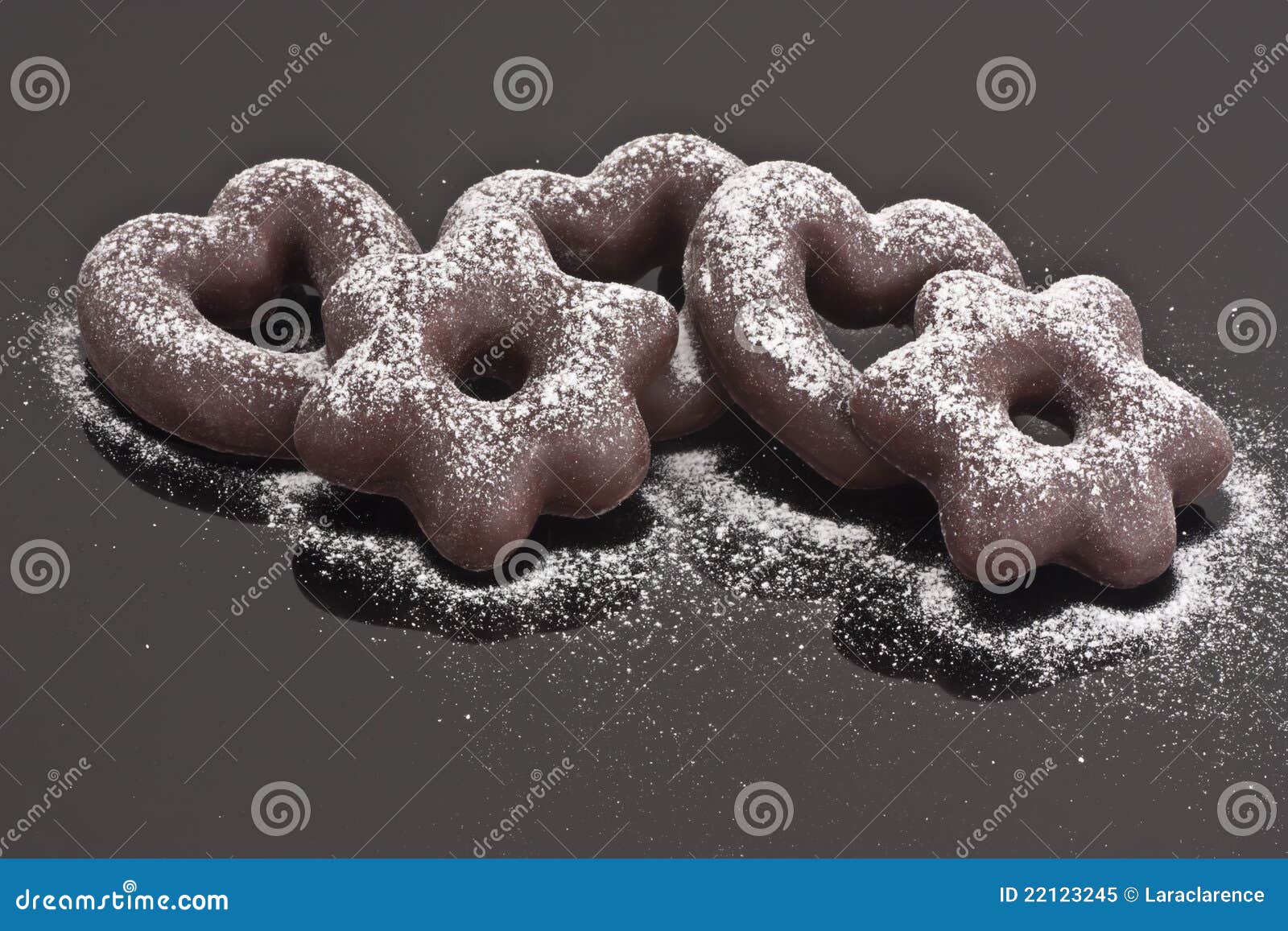 Chocolate Covered Gingerbread Stock Image - Image of beautiful, advent ...