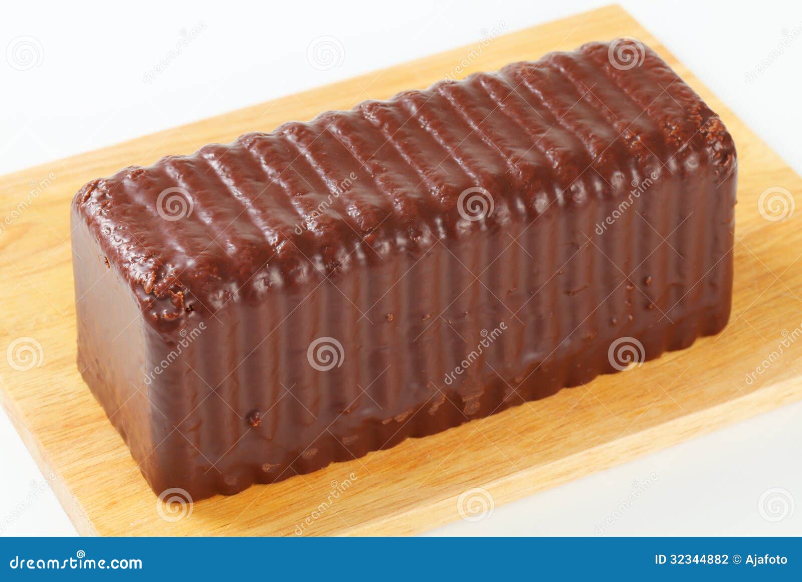 Chocolate-covered Pound Cake Stock Photo - Image of cutting, pound ...