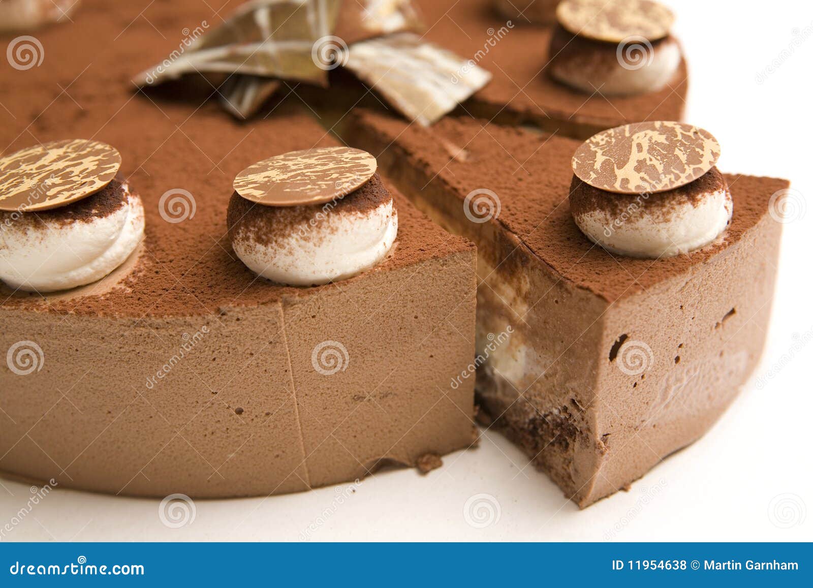 Chocolate Cream Mousse stock photo. Image of shot, scrumptious - 11954638