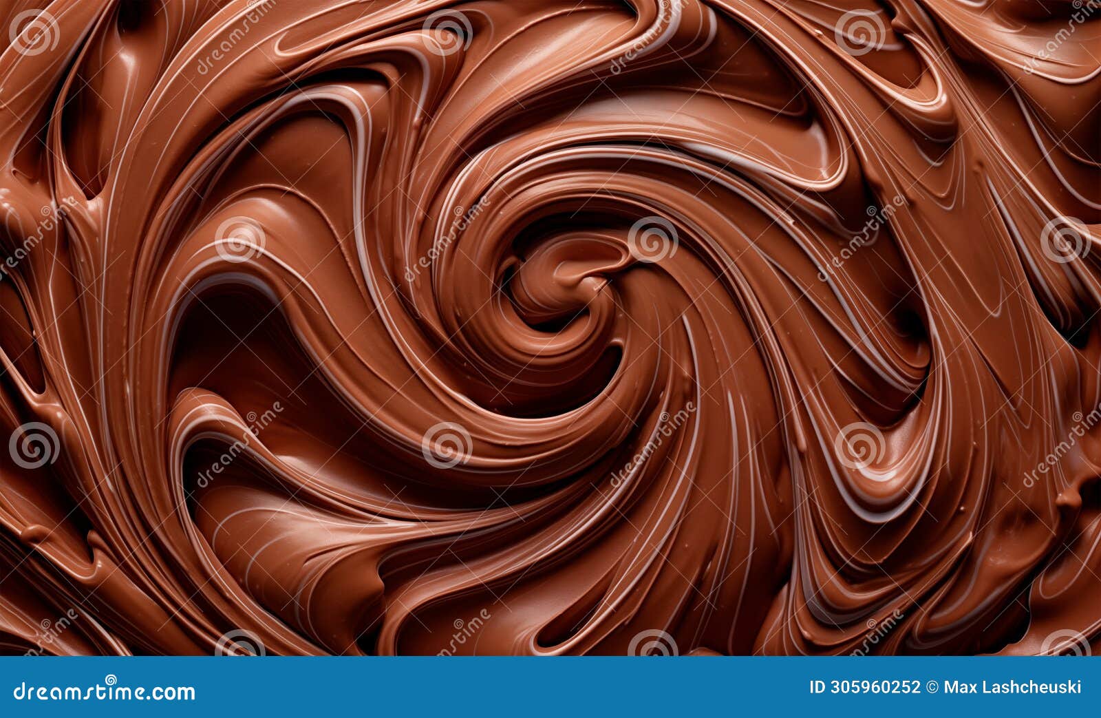 Chocolate Cream Swirl Texture Stock Photo - Image of melted, design ...
