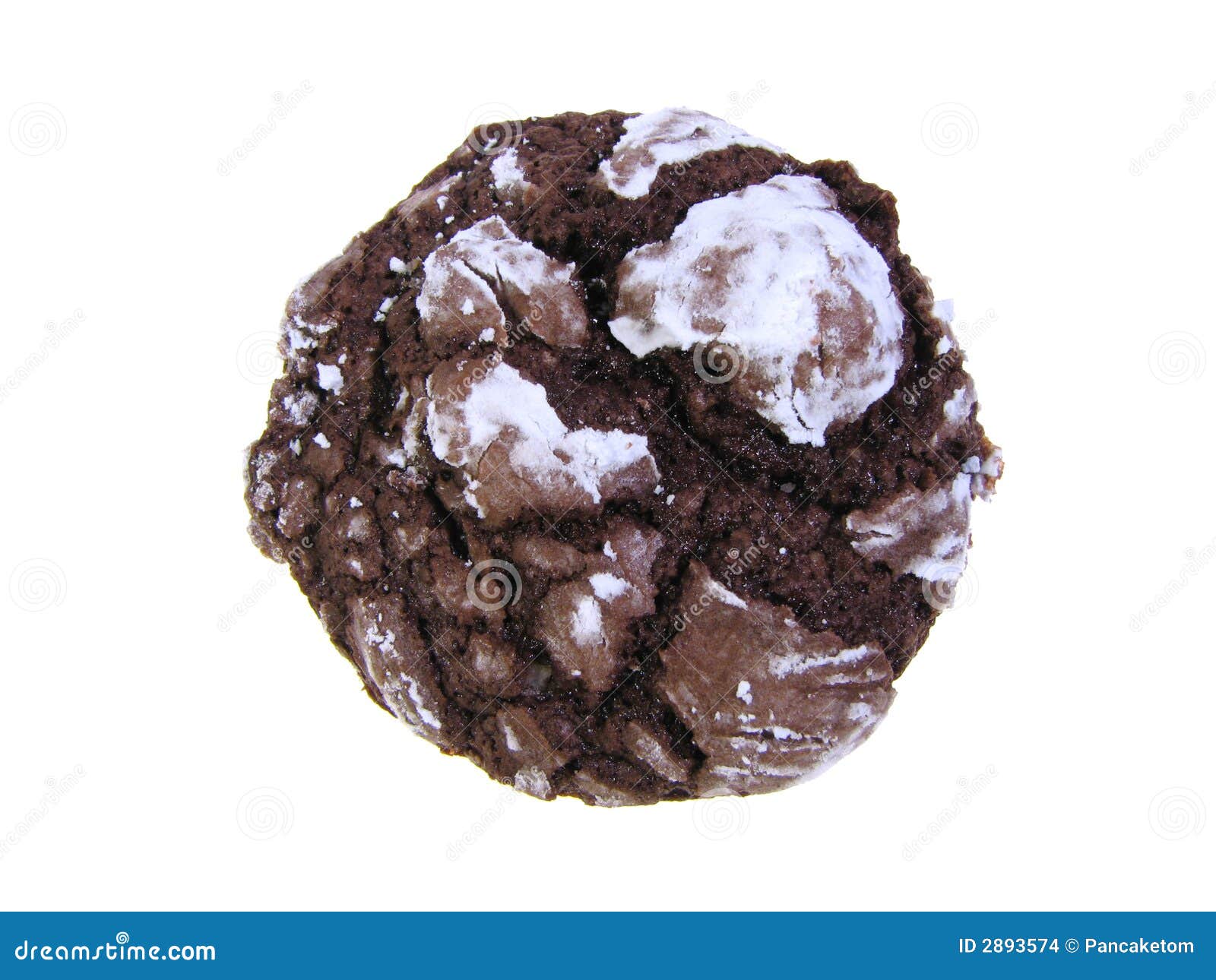 Chocolate crinkle cookie stock photo. Image of snack, homemade - 2893574