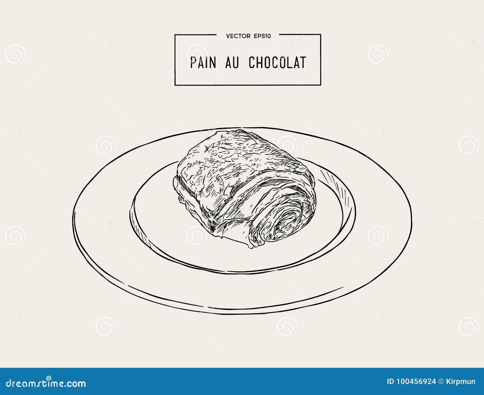 Chocolate Croissants Pain Au Chocolat, Hand Draw Sketch Vector Stock ... Chocolate Croissants Pain Au Chocolat, Hand Draw Sketch Vector Stock ...