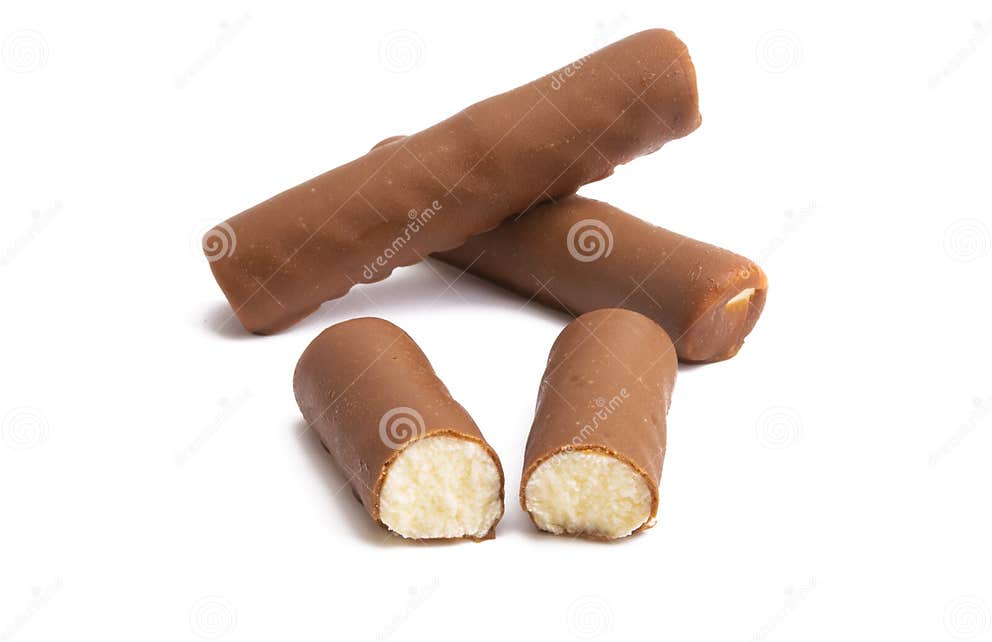 Chocolate curd isolated stock image. Image of sweetness - 195511271