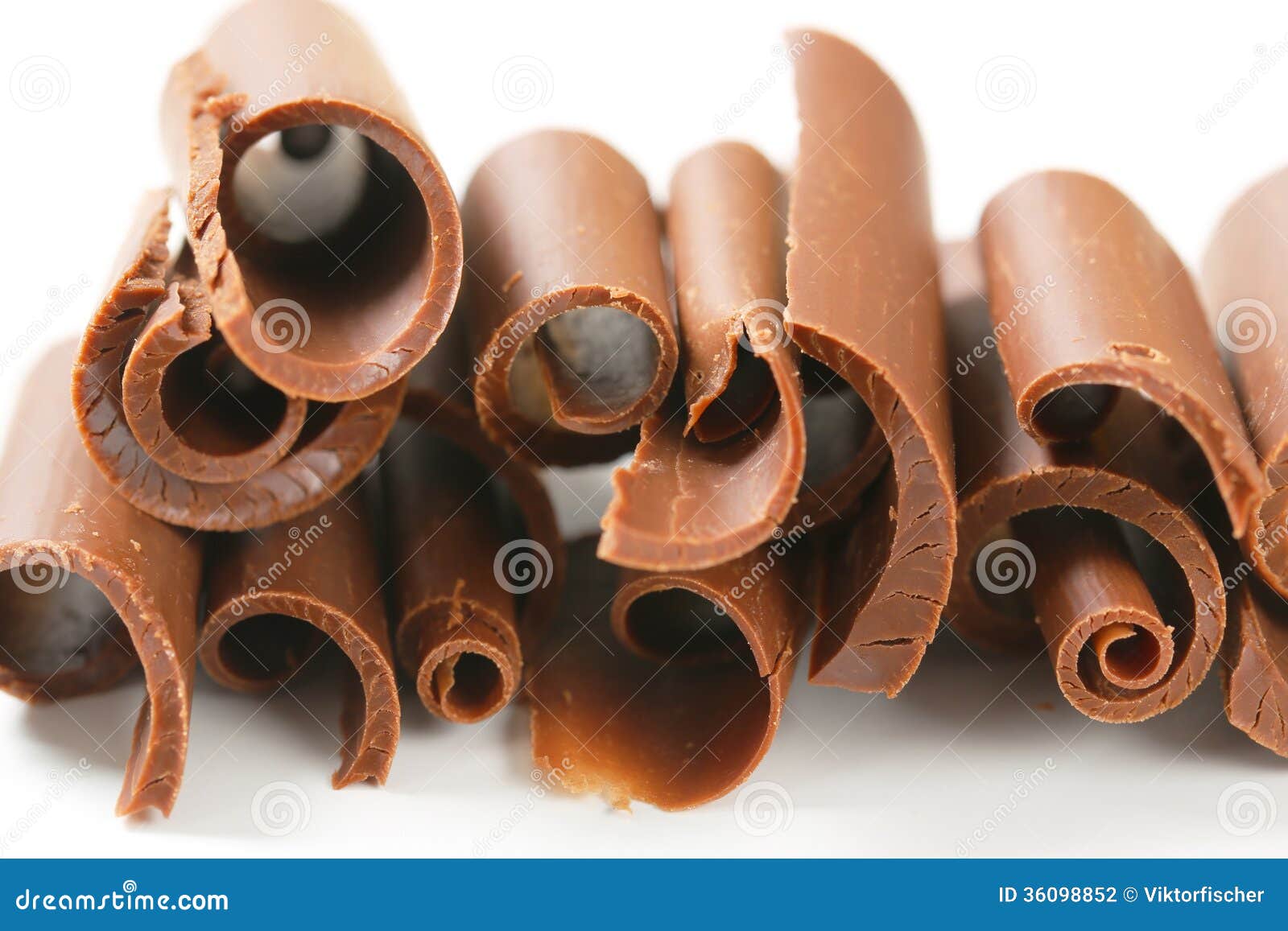 Chocolate curls stock photo. Image of topping, curled - 36098852