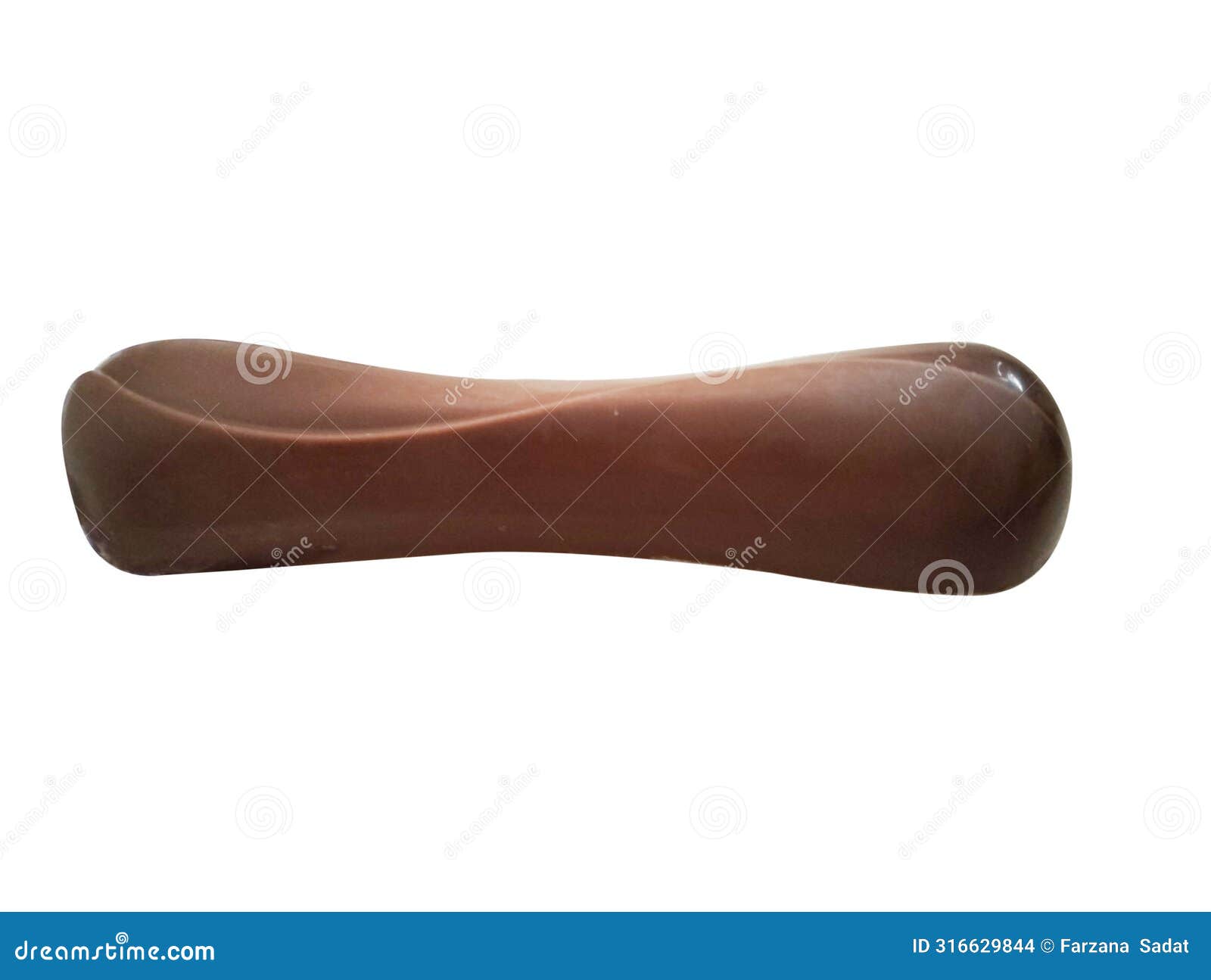 Chocolate in Curve shape stock illustration. Illustration of creamy ...