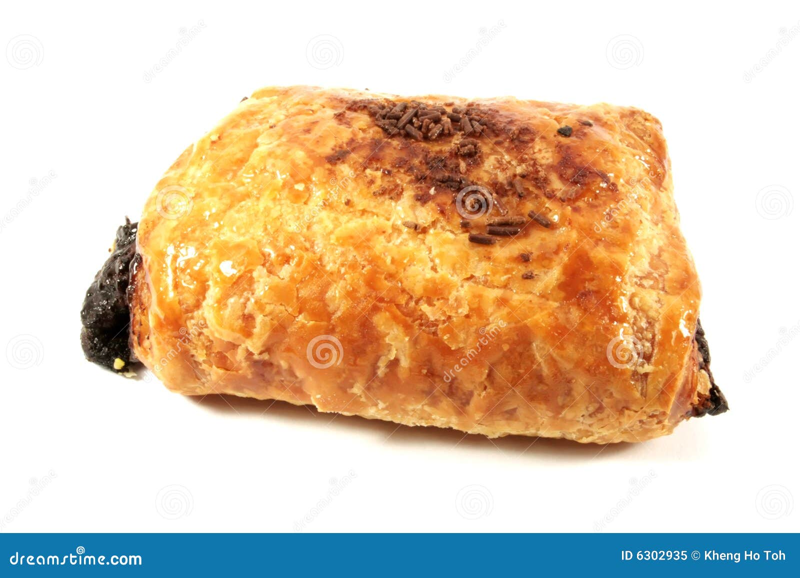 Chocolate Danish Roll Pastry Stock Image - Image of pastry, bread: 6302935